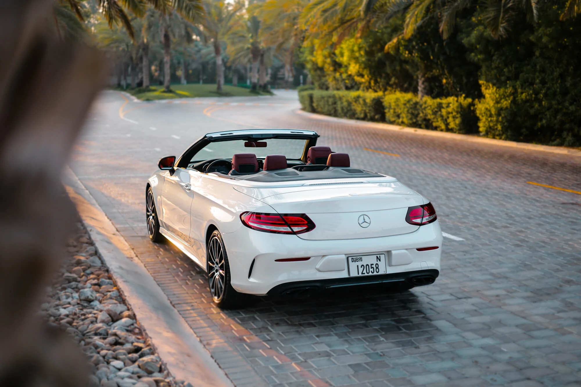 Mercedes C300 Convertible Rental Dubai & UAE | RCR.ae Rentals