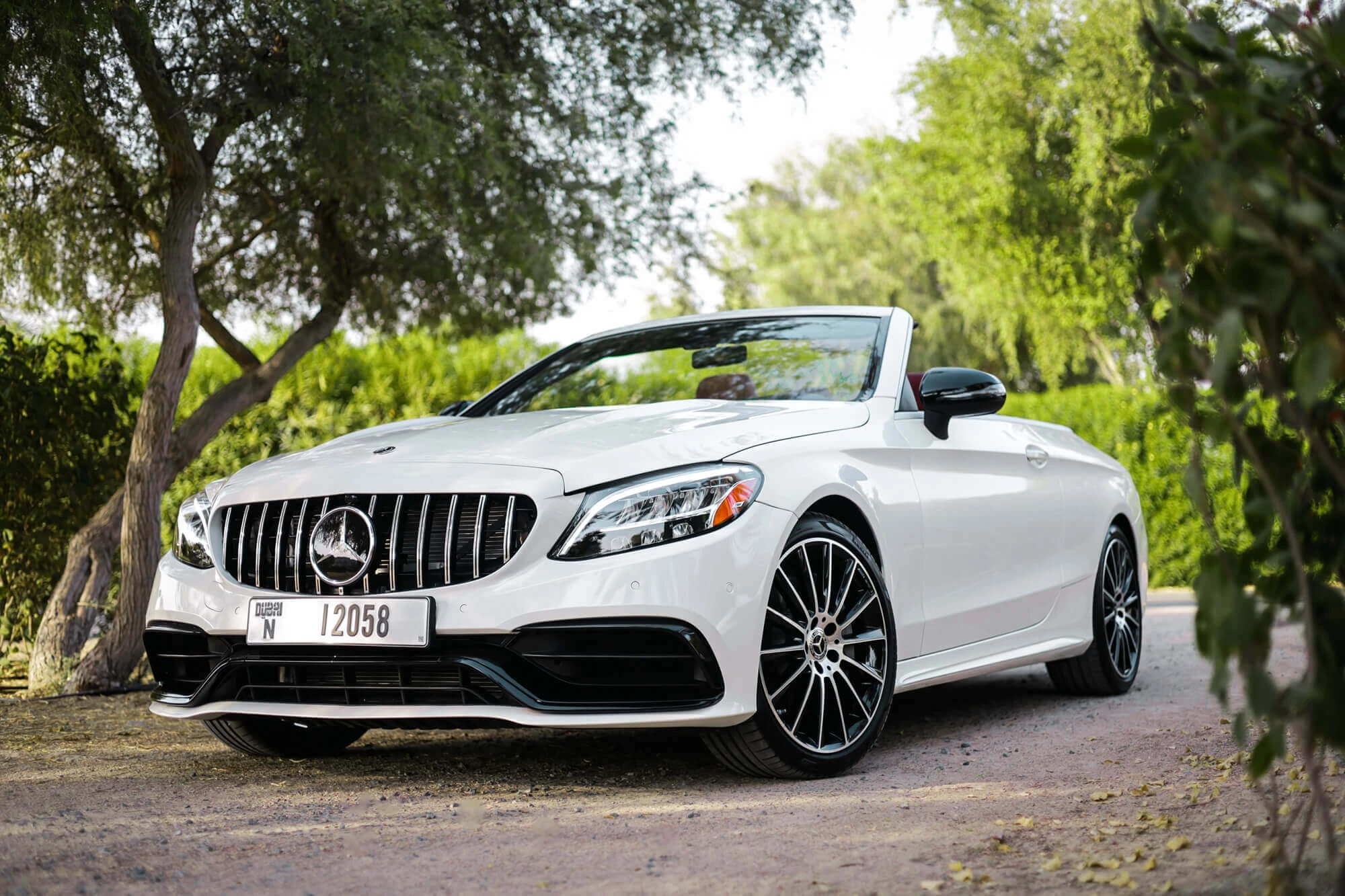 Mercedes C300 Convertible Rental Dubai & UAE | RCR.ae Rentals