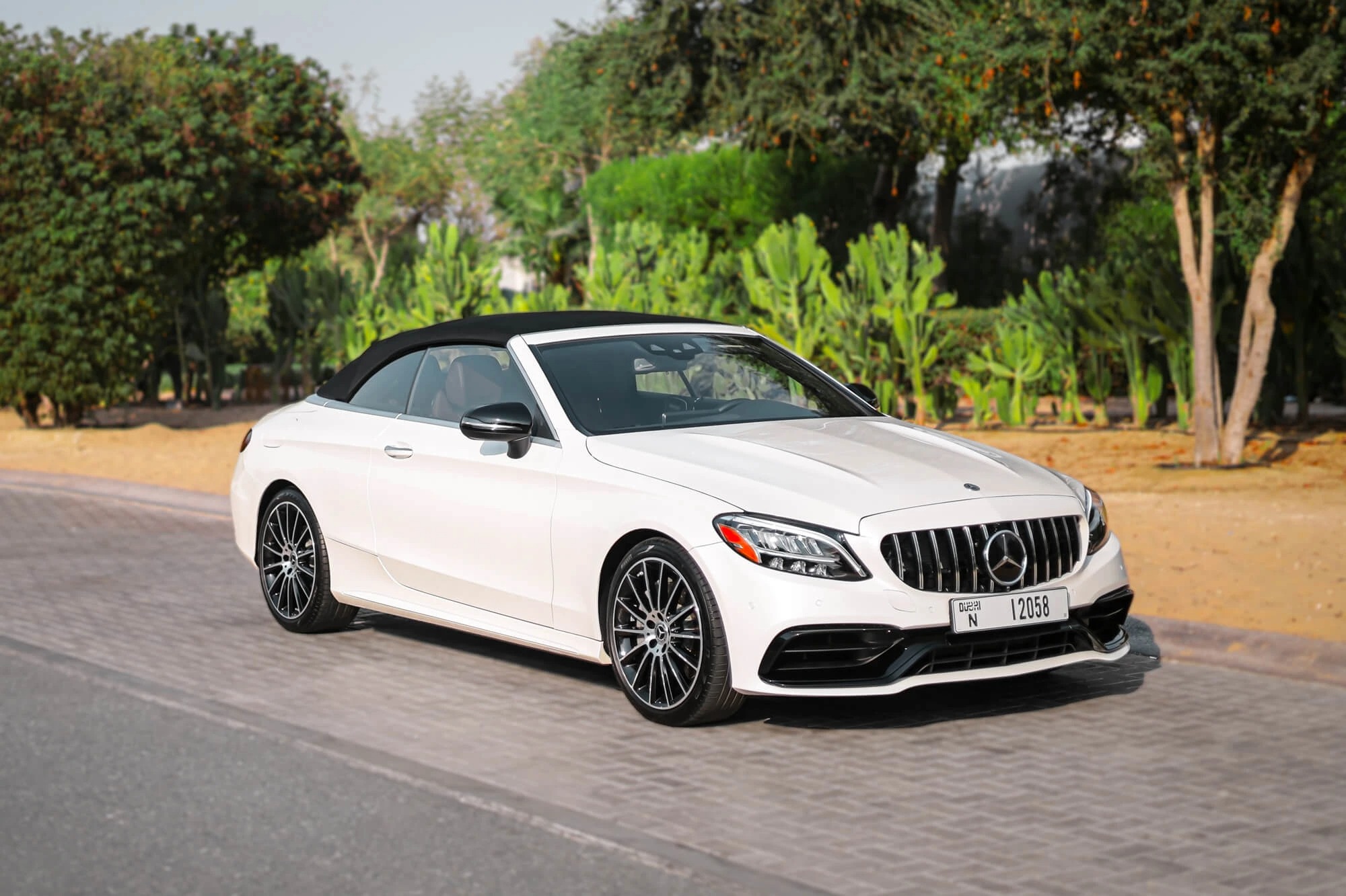 Mercedes C300 Convertible Rental Dubai & UAE | RCR.ae Rentals
